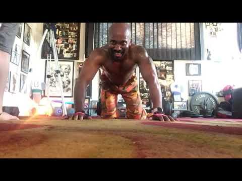 Tonya pushing me through a 2 hour workout and Taylor on FaceTime ...