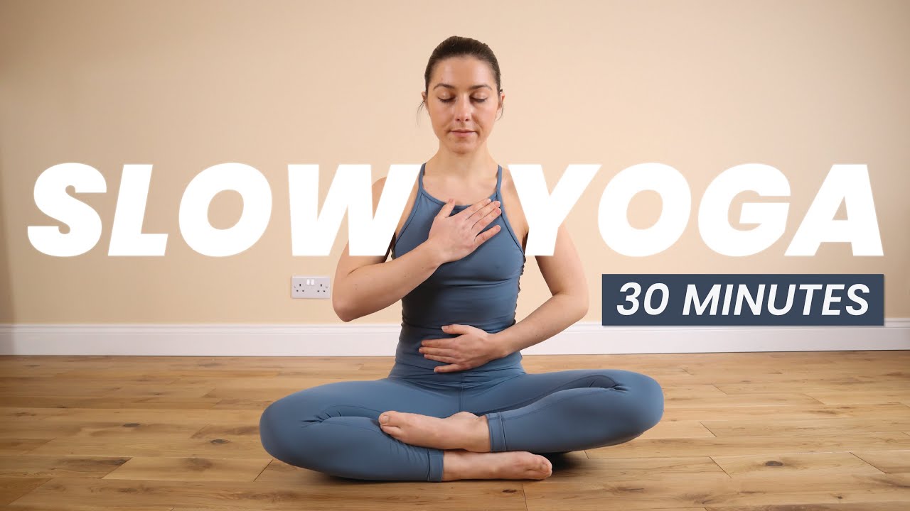 Slow Yoga Flow for Self Care and Relaxation - YouTube