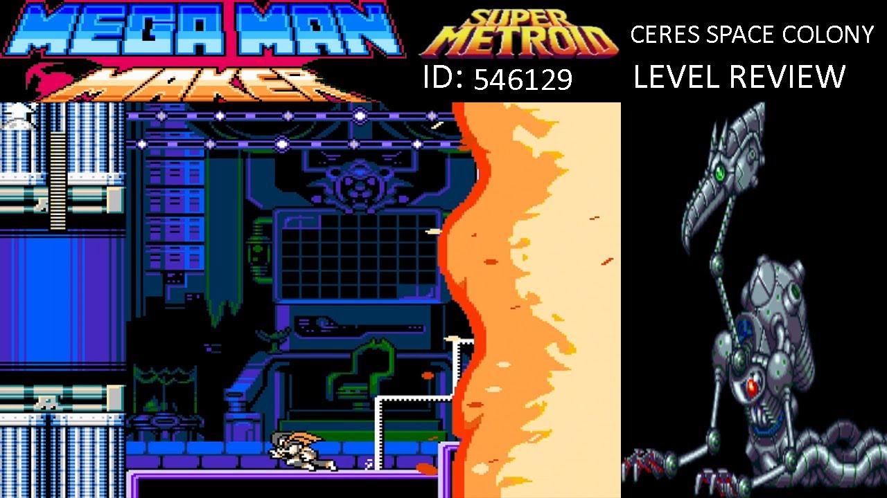 Mega Man Maker - Super Metroid Ceres Space Colony Review (546129) - YouTube