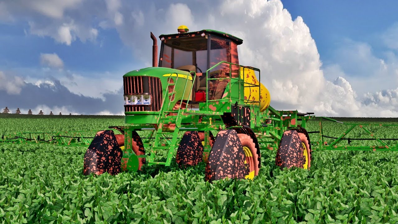 FS19 - Aplicação de adubo foliar na soja com o JD 4630 (Fazenda Piedade ...