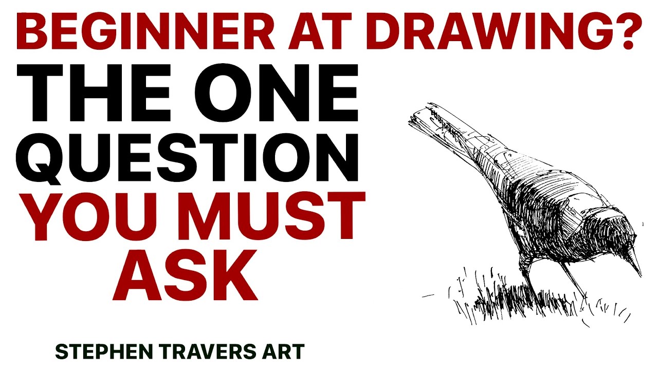 The Question Drawing Beginners Must Ask - YouTube