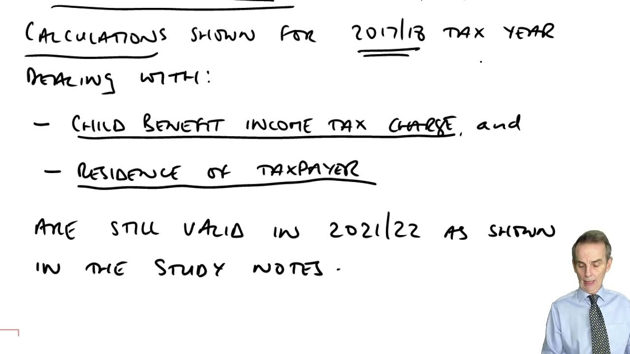 Child Benefit Income Tax Charge and Residence - ACCA Taxation TX-UK ...