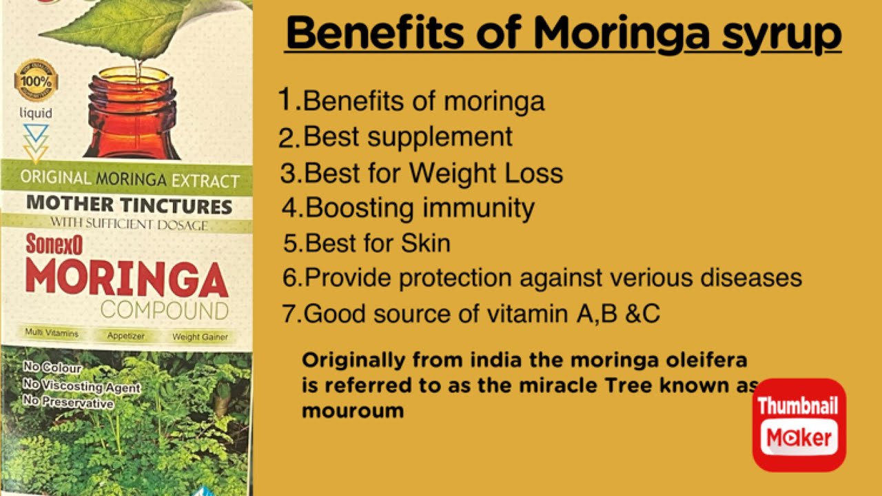 Moringa syrup | Multivitamin syrup | Homeopathic Medicine |Moringa best ...