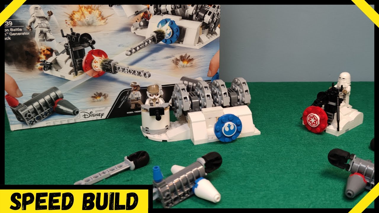 LEGO Star Wars 75239 - Speed Build - Action Battle Hoth Generator ...