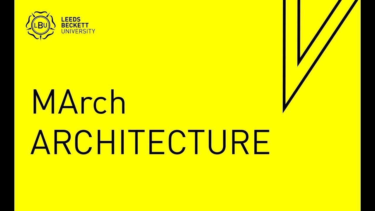 MArch Architecture - YouTube