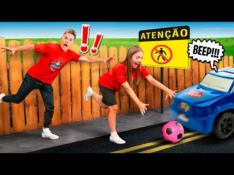 Gato Galactico Aprende Regras de Segurança na Calçada ! | Clubinho Honda