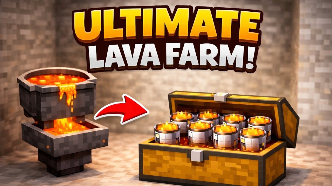 Unlimited Lava Farm | Minecraft Survival - YouTube