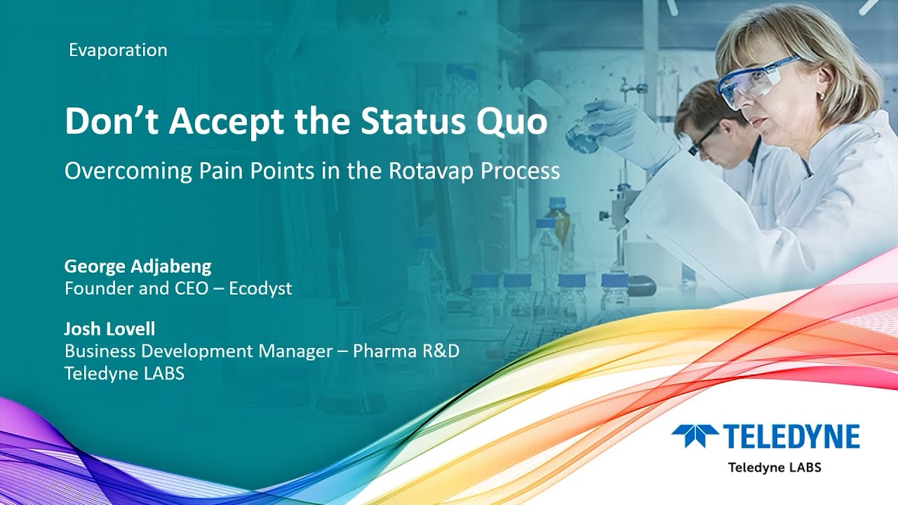 Don’t accept the status quo: Overcoming pain points in the rotavap ...