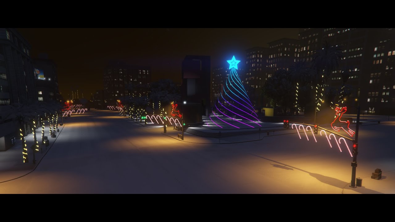 (FIVEM) Christmas lights - YouTube