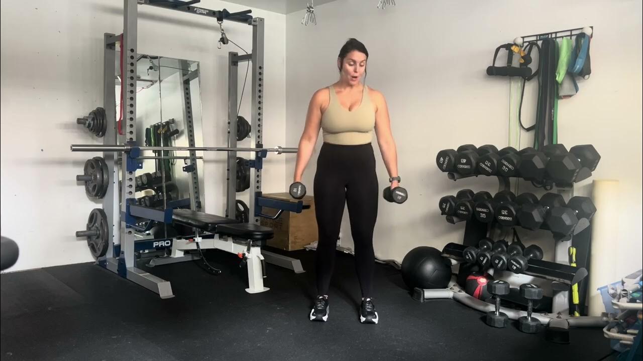 Alternating DB Bicep Curls - YouTube