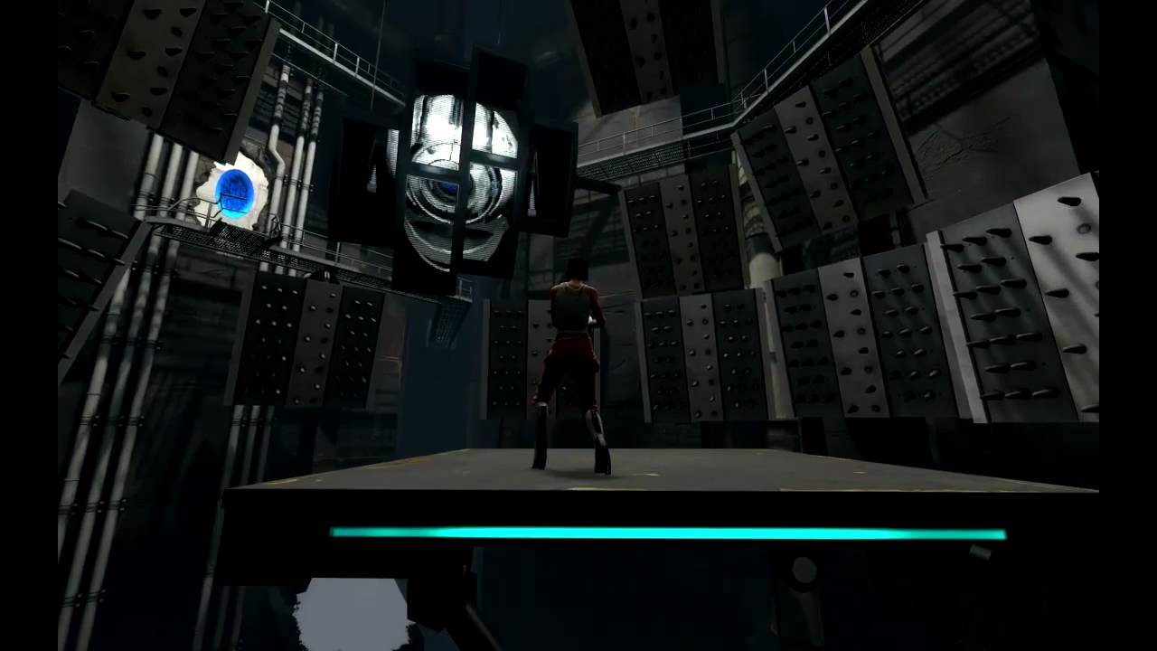 Portal 2 - Chell in third person (nice ass) - YouTube