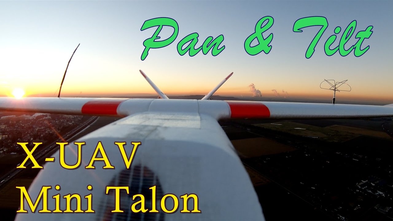 X-UAV Mini Talon - Pan & Tilt System - YouTube