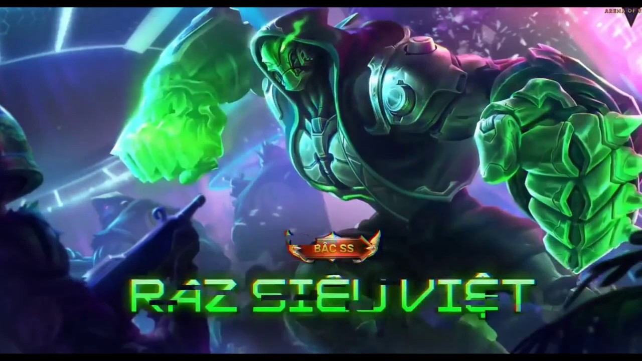 Nuevas Skin Aleister Carmesi Y Raz Ciber Ingame/ Arena Of Valor / ROV ...