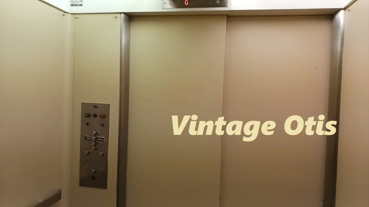 VINTAGE 1960 OTIS ELEVATOR IN MONTREAL HOSPITAL + MODERN LIFT - YouTube