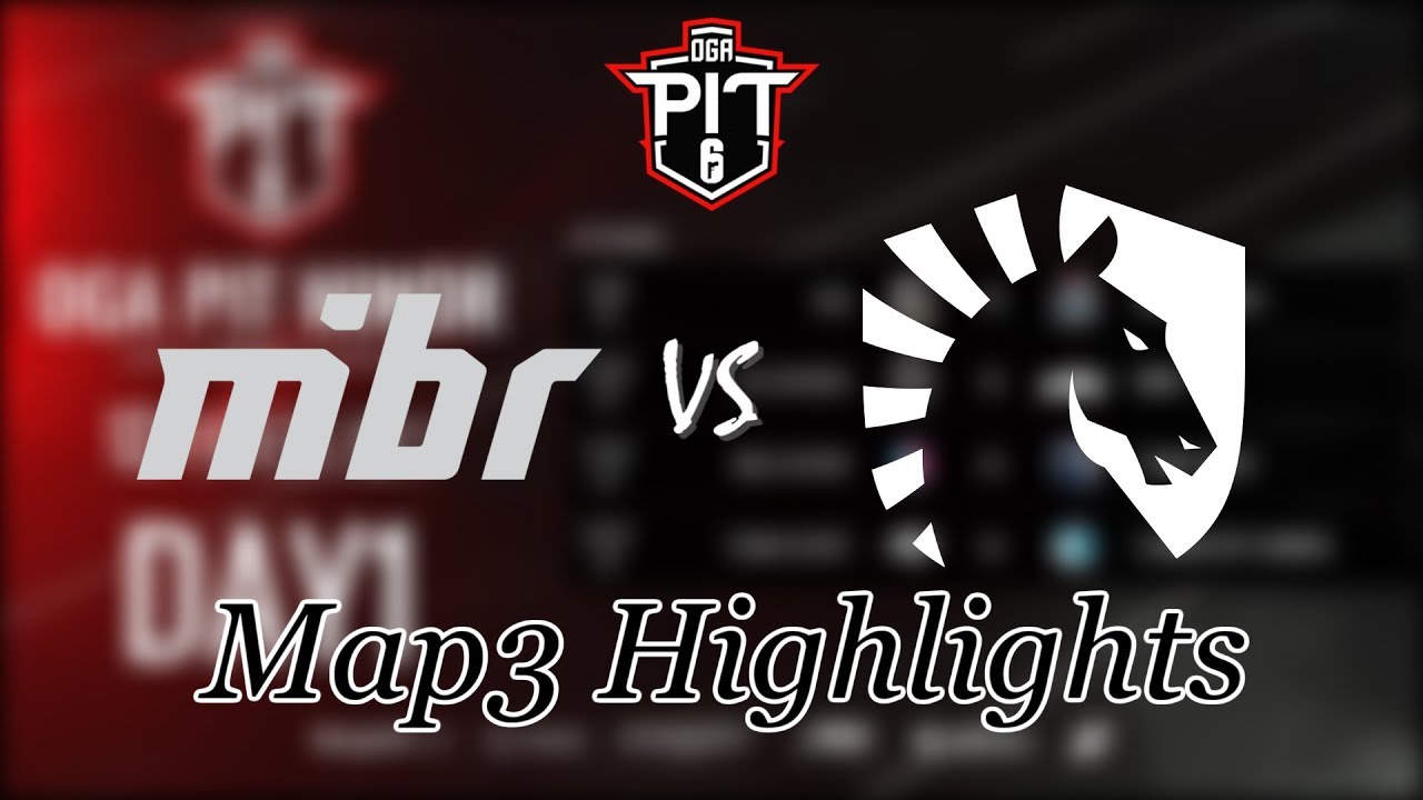 MIBR vs Team Liquid Map3 海岸線 | OGA PIT レインボーシックス MINOR Day2 ハイライト - YouTube