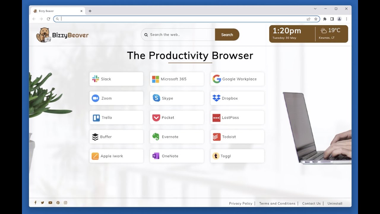 Bizzy Beaver browser hijacker - how to remove? - YouTube