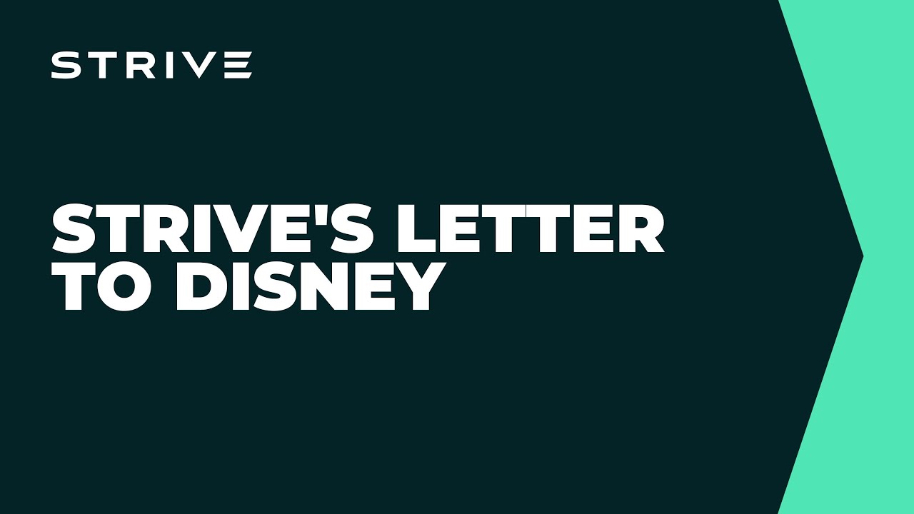 Strive's Letter to Disney - YouTube