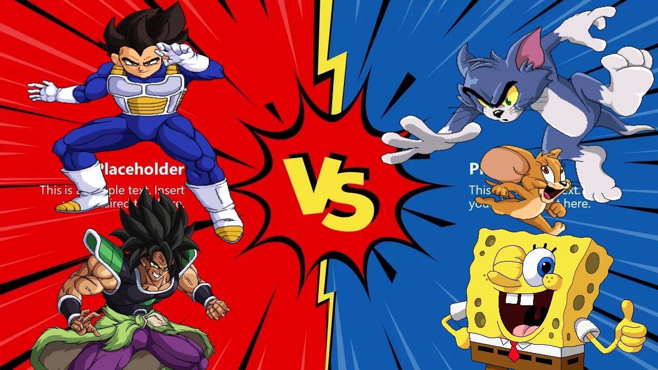 SSBC CMC PLUS V8 EXTENDED VEGETA (NEW) & BROLY (DBS) VS TOM AND JERRY ...