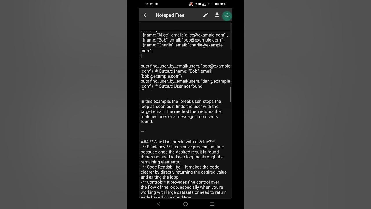 Mastering Break with a Value in Ruby: Advanced Control Flow Techniques Explained - YouTube