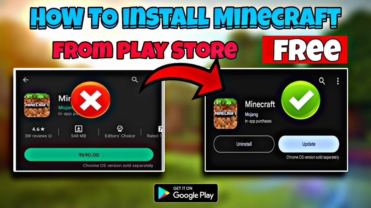 How to Download Minecraft on Play Store || Minecraft kaise Download ...