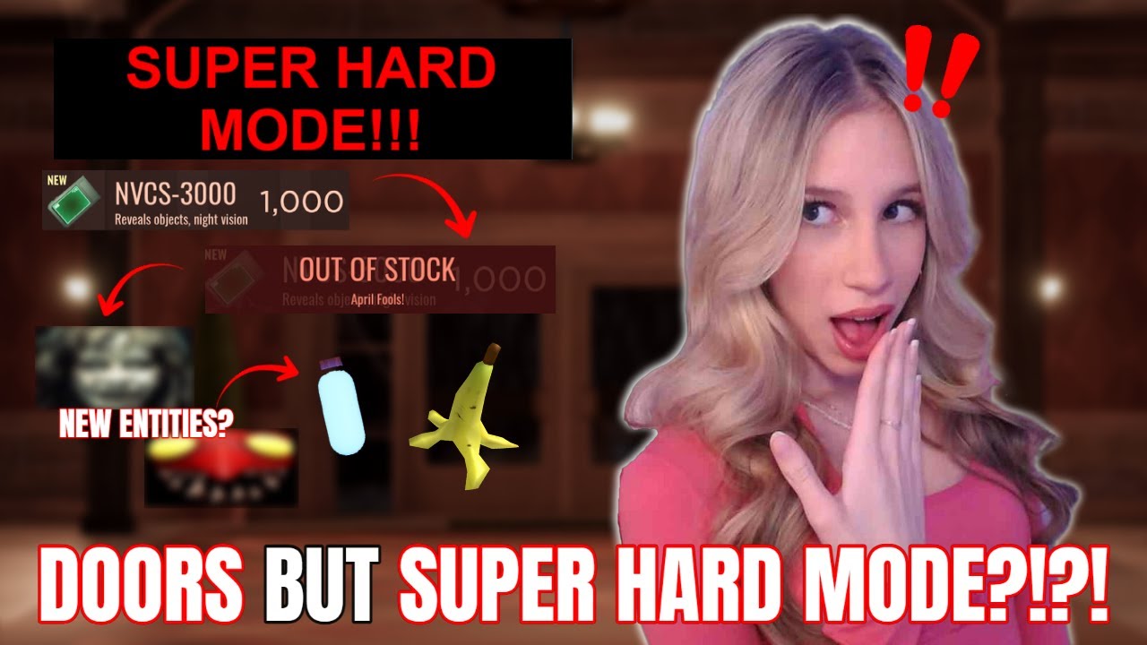 😱 SUPER HARD MODE IN ROBLOX DOORS?!? 😱 - YouTube