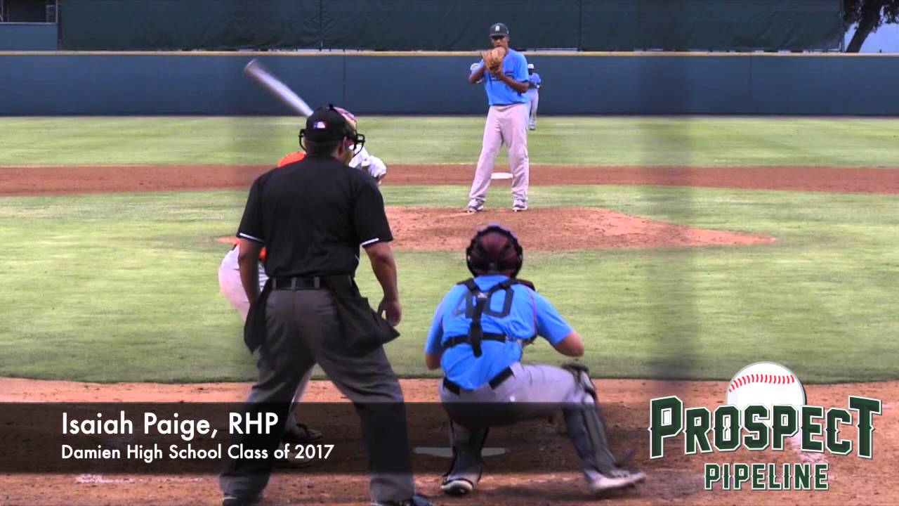 Isaiah Paige Prospect Video, RHP, Damien High School Class of 2017 at ...