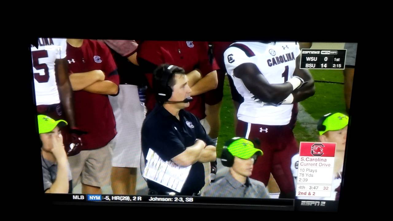 Funny South Carolina Gamecocks play call - YouTube