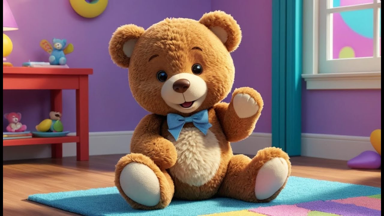 Teddy Bear, Teddy Bear | Fun Action Song for Kids | Nursery Rhymes ...