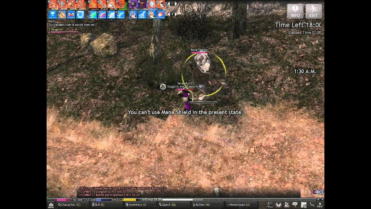 Mabinogi - Rank 1 Combat Mastery - YouTube