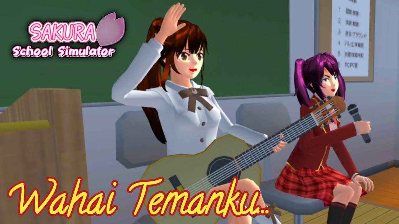 Lagu Viral Ya Temanku Hutang Jadi Setan | Sakura school simulator - YouTube