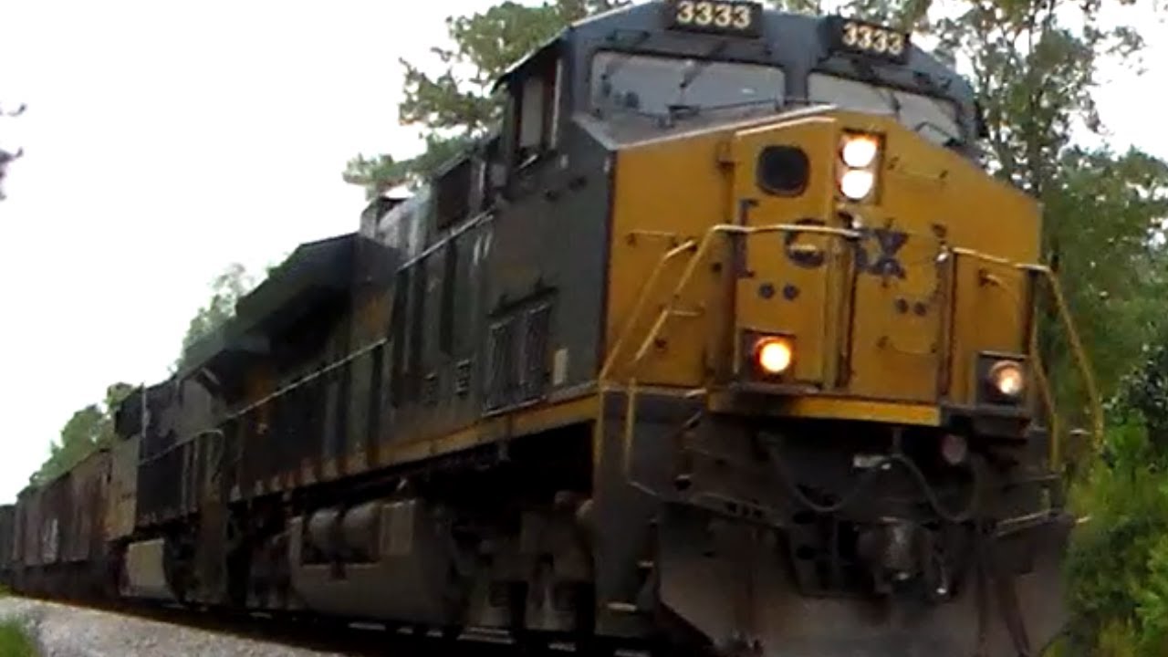 CSX TRAINS 2024: CSX 3333 Leading L729-06 (9/7/24 @ 11:28am) - YouTube