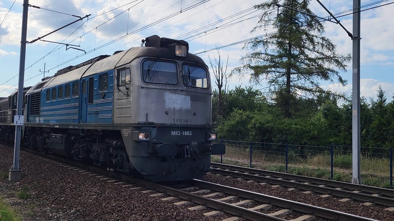 M62-1663 i TEM2-065 Dolata Wrocław Nowy Dwór - YouTube