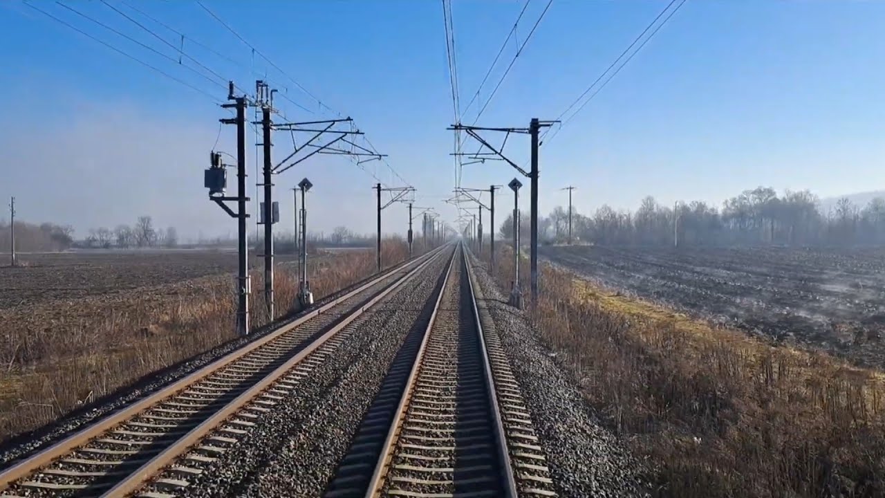 Full RearView Sighișoara-Mediaș, din R 3501 (08.01.2023) - YouTube