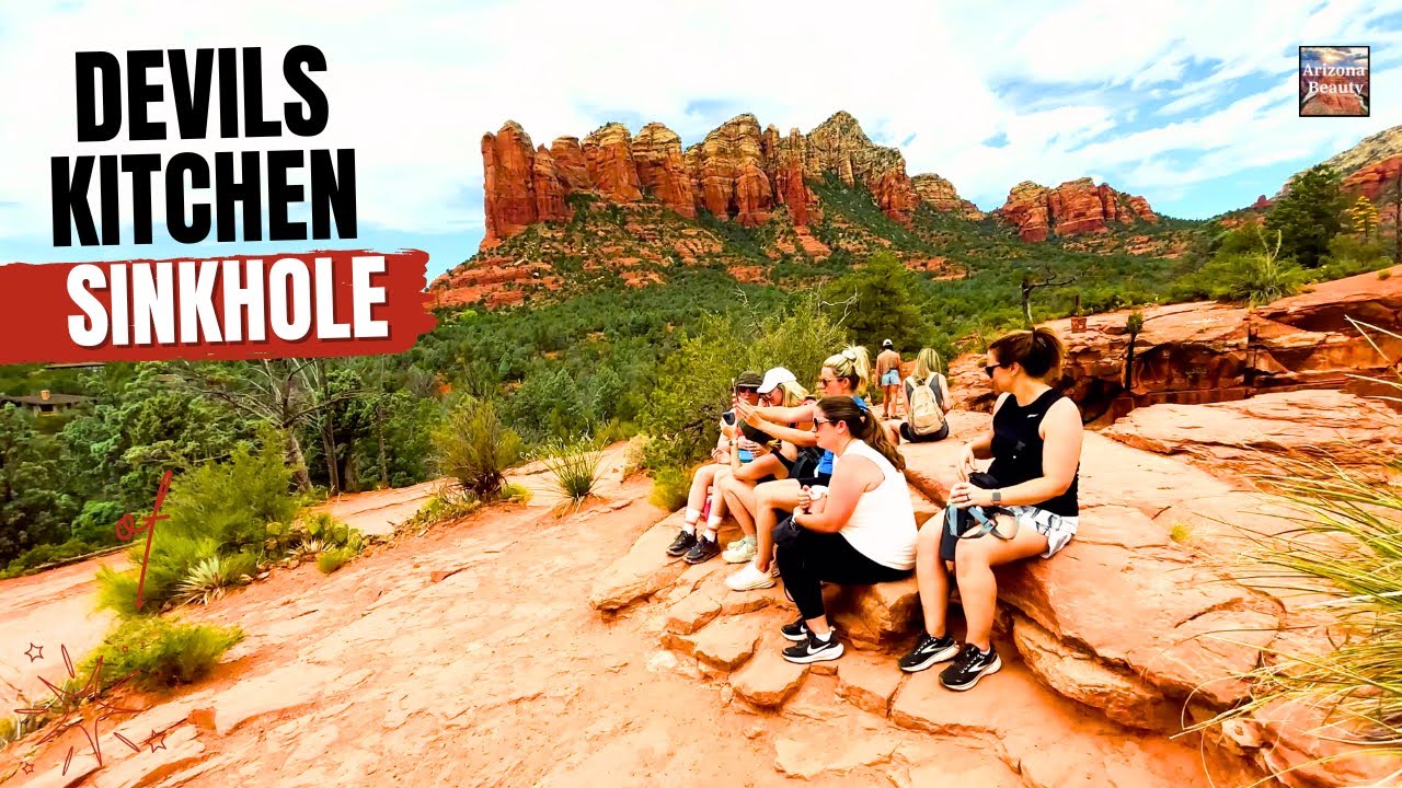 A Trip to Devils Kitchen Sinkhole | Sedona | Arizona | USA - YouTube