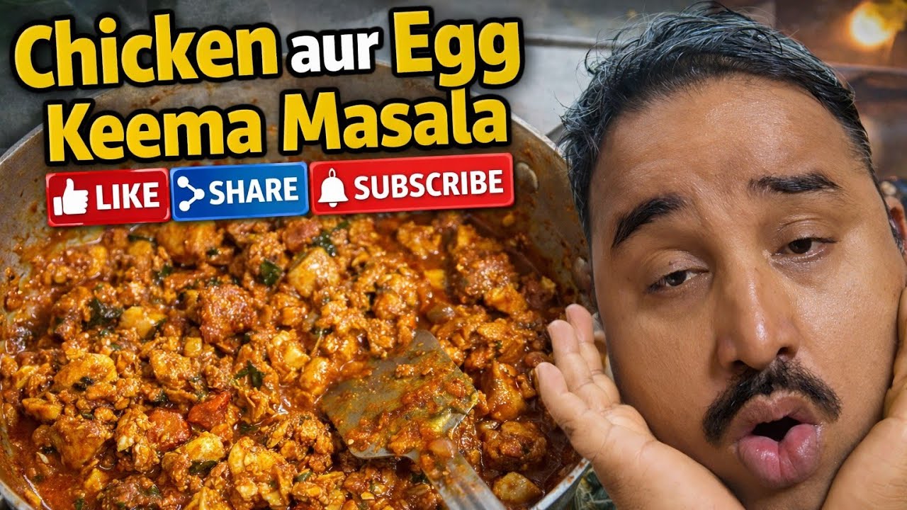 Chicken + Egg Keema Masala 😱 | Taste Aisa Ki Diet Bhool Jao! # ...