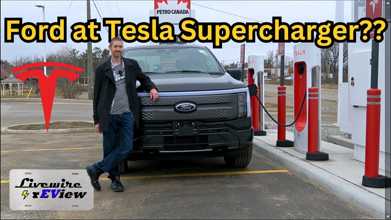 Ford - Tesla Supercharger - F-150 Lightning - YouTube
