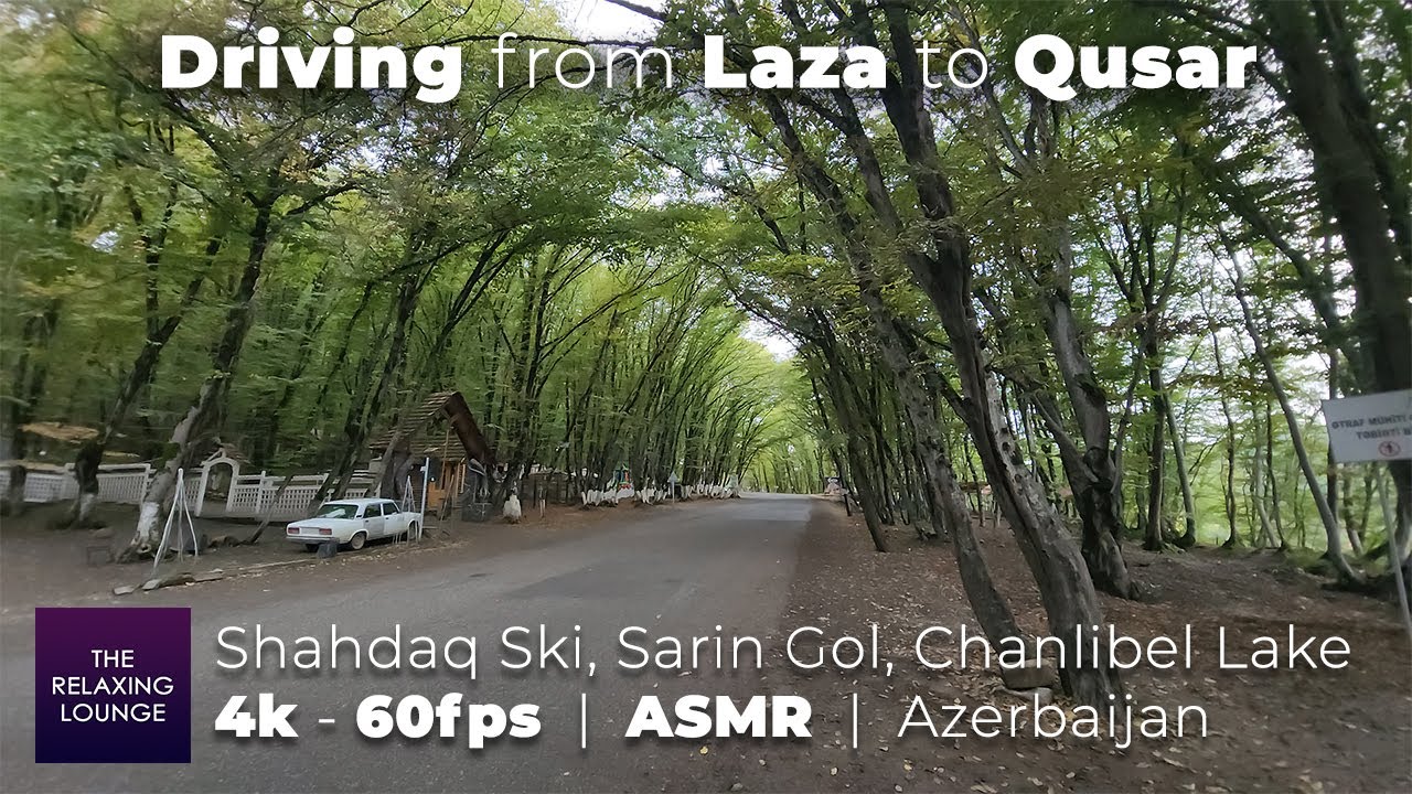 Driving from Laza to Qusar | Shahdaq Ski, Sarin Gol, Chanlibel Lake ...