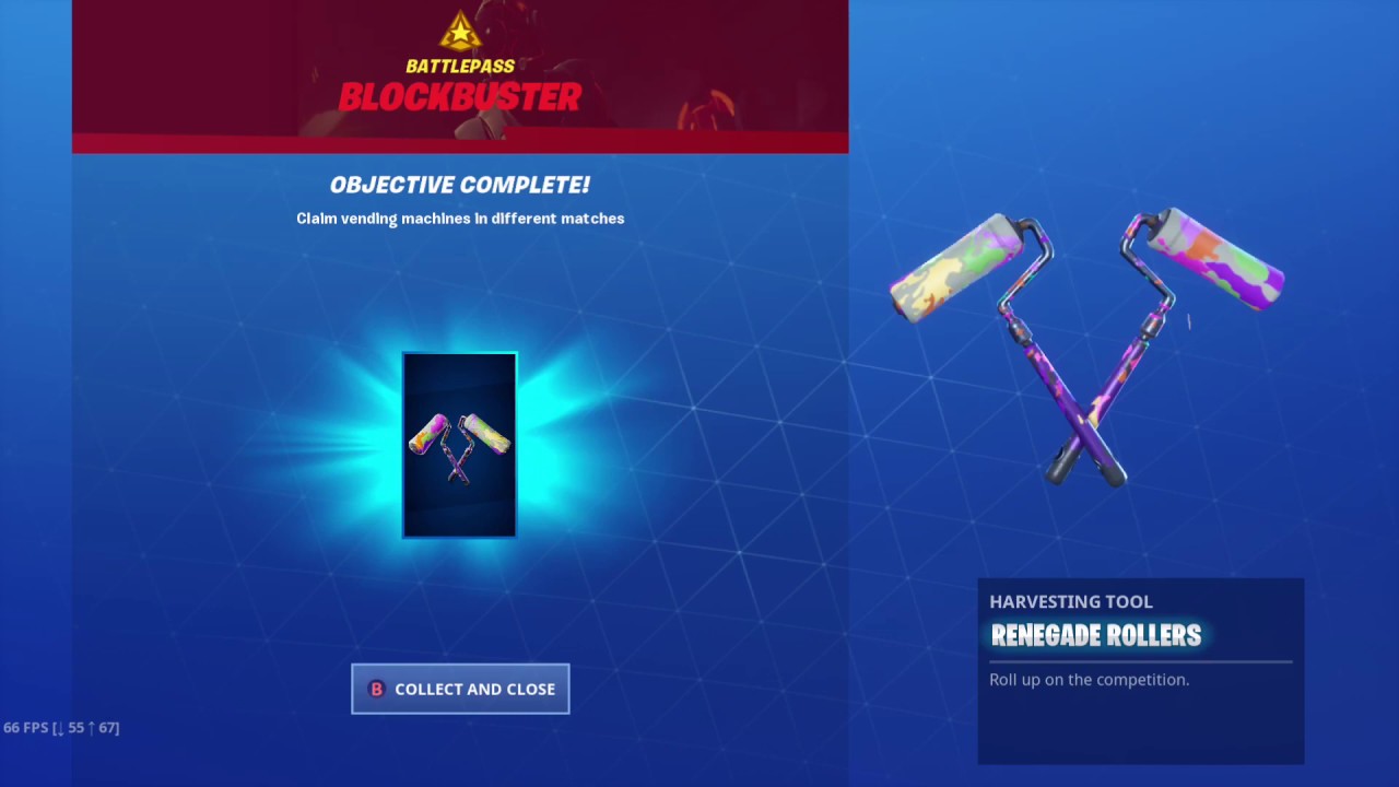 *NEW* RENEGADE ROLLERS DUAL PICKAXE IN FORTNITE! (Paint Brushes) - YouTube
