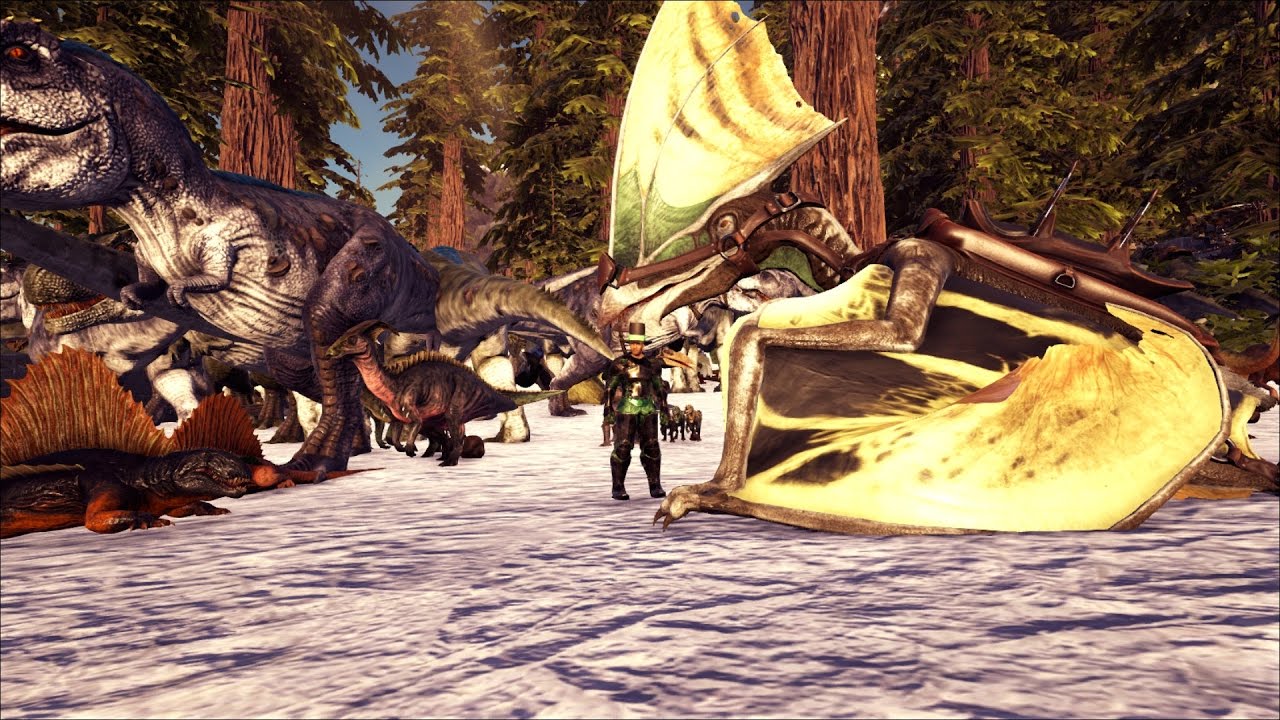 Ark survival ! Tapejara taming and Battle Arena build! Ark asylum 22 ...