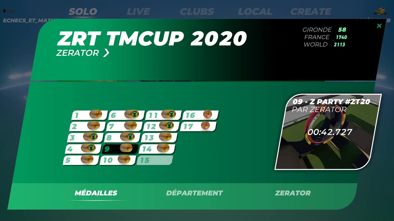 ZrT TM Cup 2020 - tuto et présentation des maps - YouTube