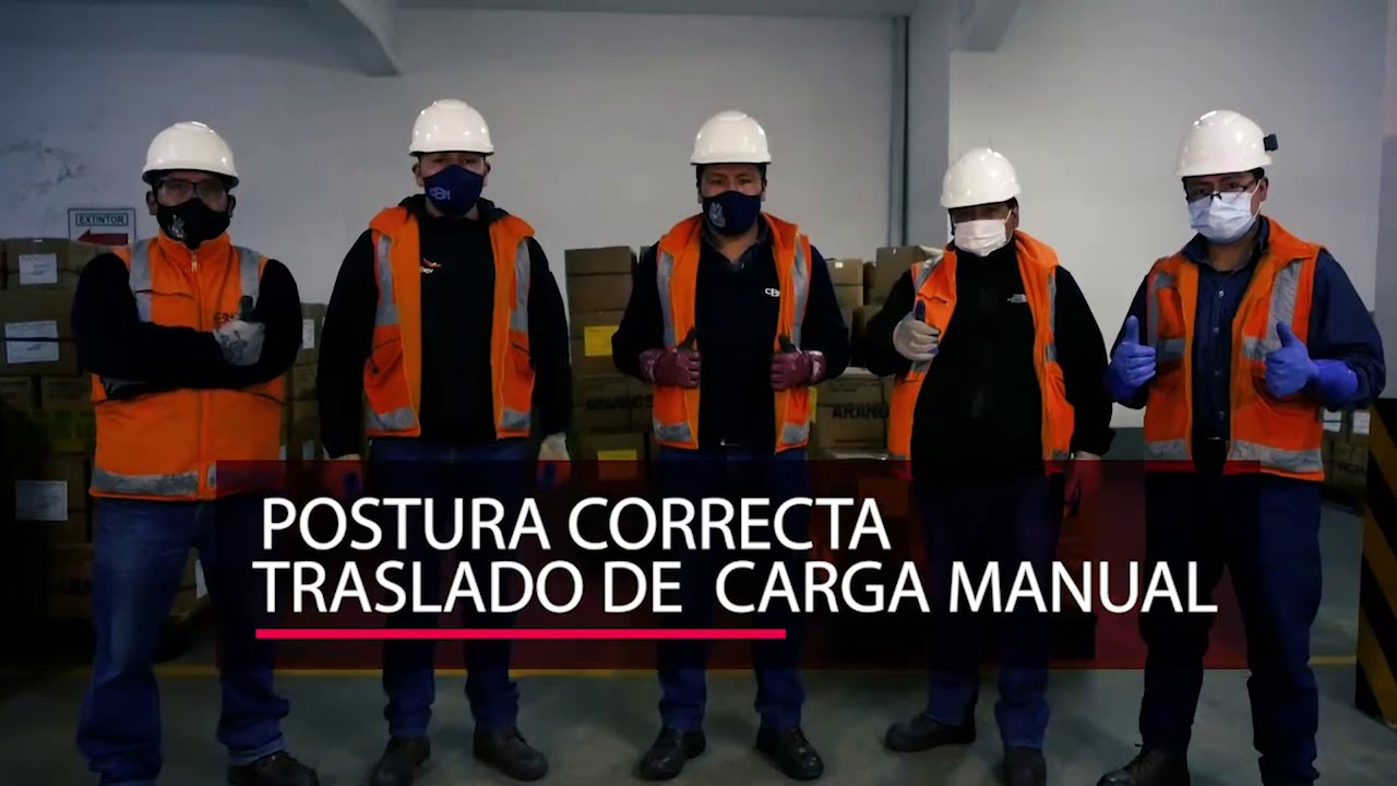 Ergonomia - Postura correcta de carga manual - YouTube