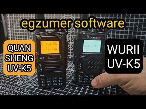 WURUI UV-K5 , , EGZUMER , Custom Firmware - YouTube