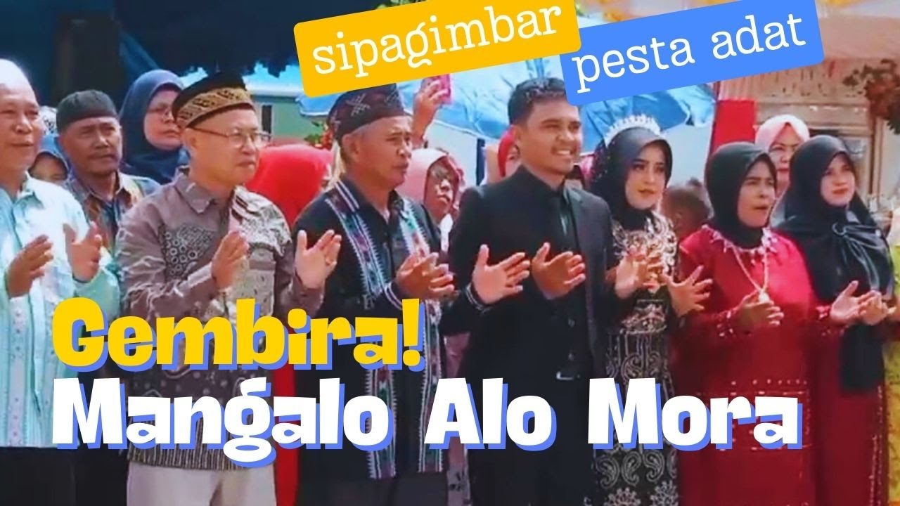 MANGALO ALO MORA, PESTA ADAT MARGA MARPAUNG, SIPAGIMBAR KECAMATAN ...