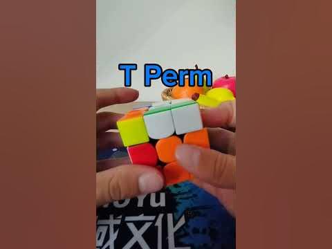 T Perm algorithm #gan #fingertricks #rubikscube #pll #ganrs #tperm ...