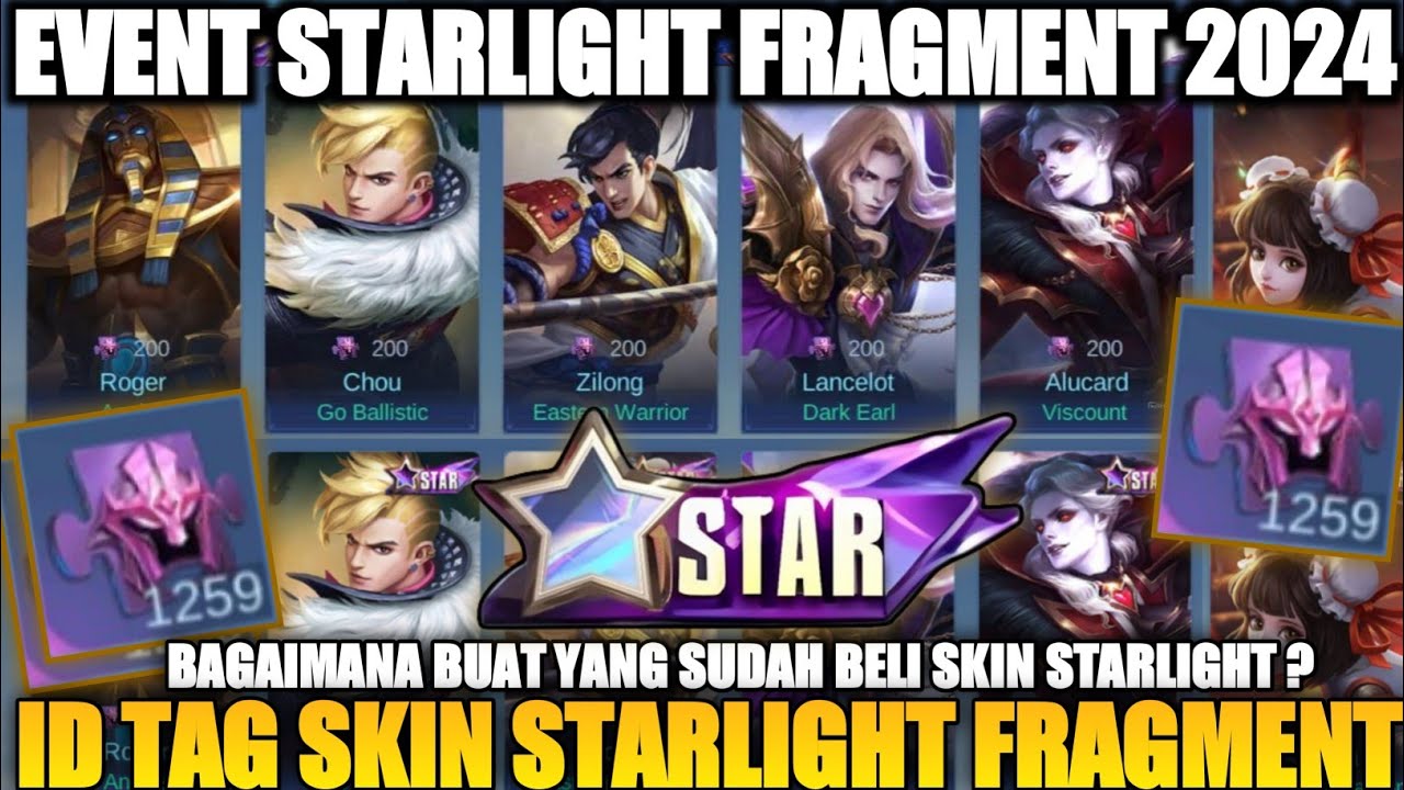 1000% WORK IT!! Semua Bisa Dapat Skin Starlight Gratisan 2024 | Event Starlight Mobile Legends ...