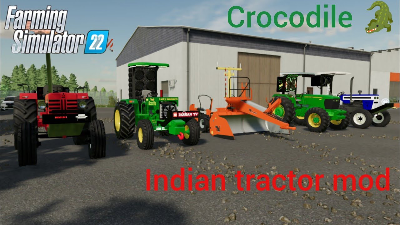 "Desi Power in FS22! Indian Tractor Mod Live!" - YouTube