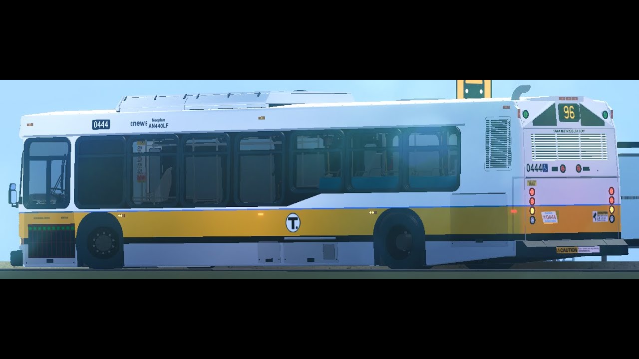 MBTA Roblox MBOC Gen 3 2005 AN440LF 0454 On Route 80 To Arlington - YouTube