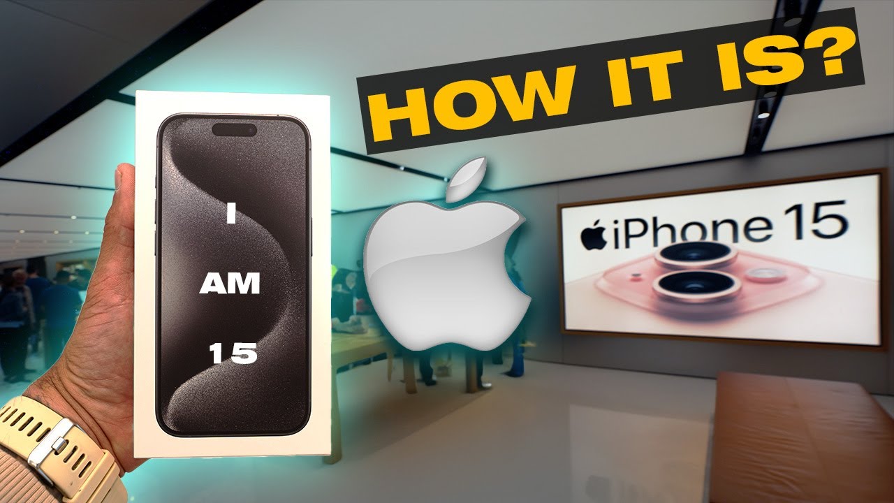 I WENT to the Apple Store on the DAY of IPHONE 15 LAUNCH and... - YouTube
