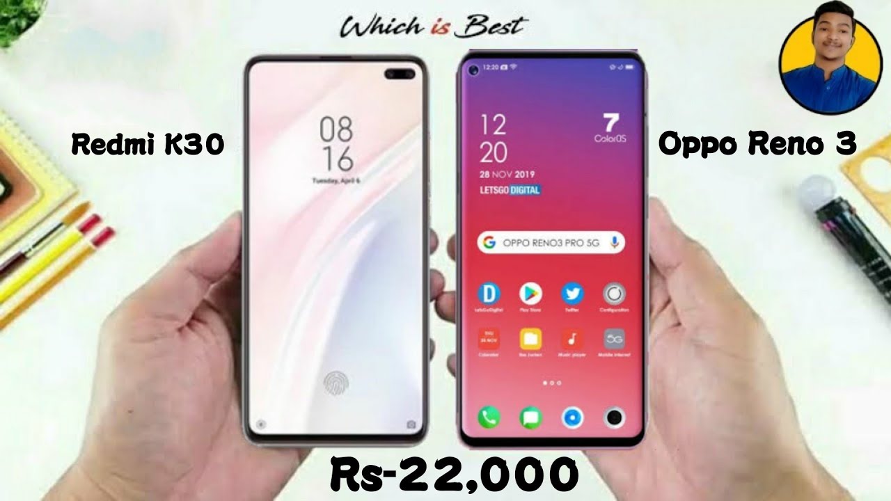 Redmi K30 vs Oppo Reno 3 l Details Comparison l Watch Before Buying l ...