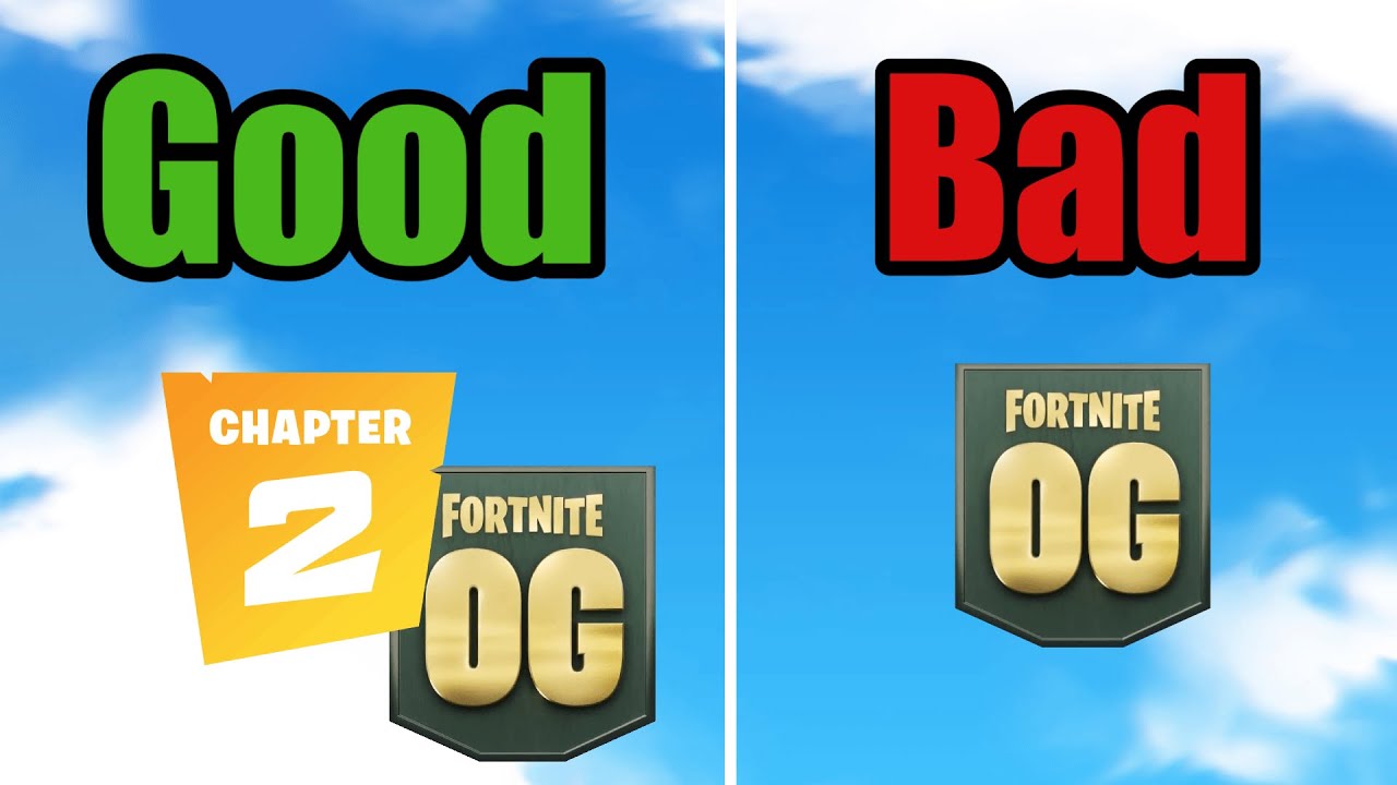 Why Fortnite Chapter 2 OG will be better than Chapter 1 OG - YouTube